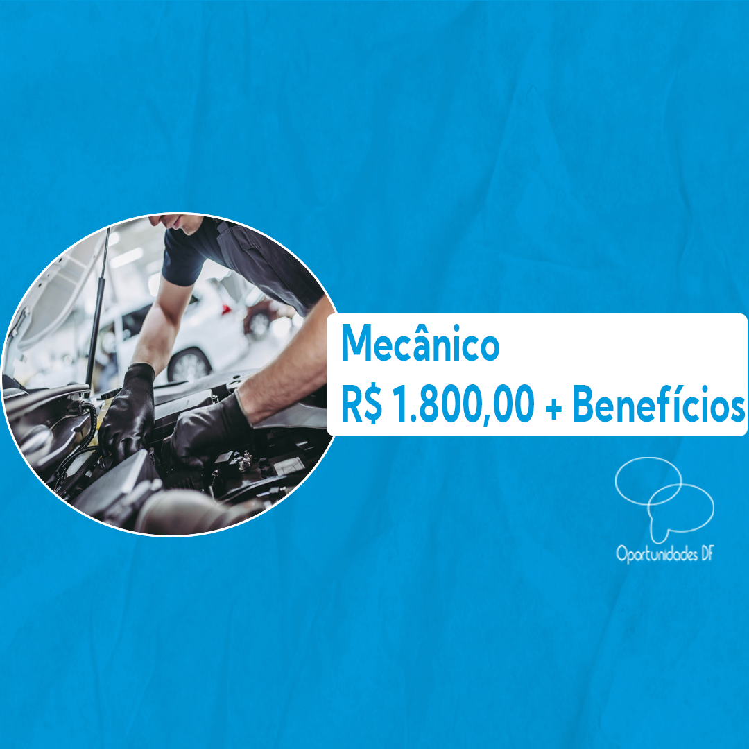 Mecânico 15 01 2024 Oportunidades Df